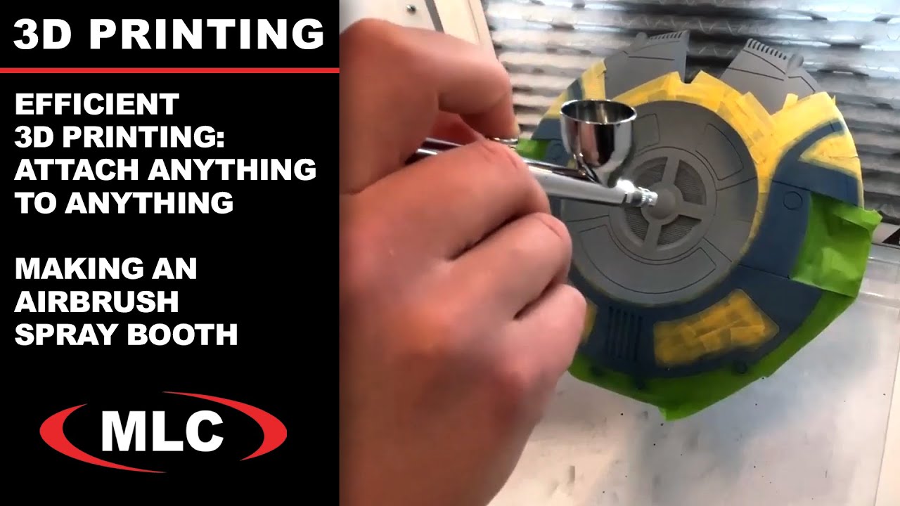 Efficient 3D Printing to Attach Anything to Anything | DIY an Airbrush ...