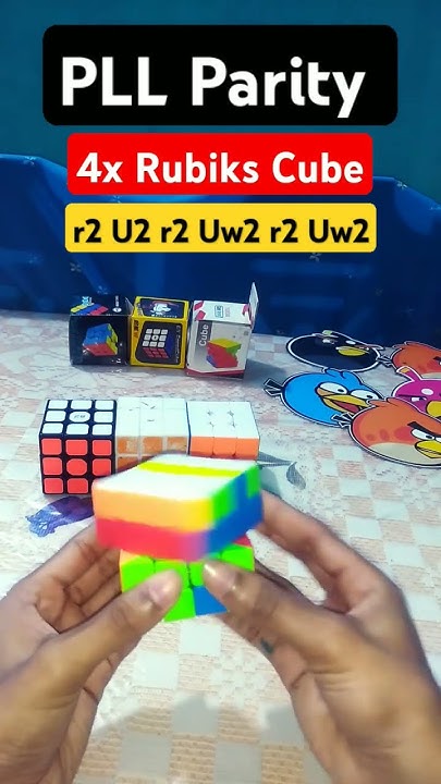 PLL Parity of Rubiks Cube 4by4. #RubiksCube4x #ViralShorts - YouTube
