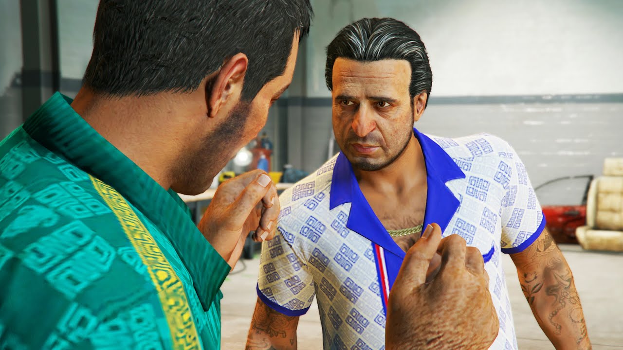 Yusuf Amir first cutscene in GTA Online - Chop Shop DLC - YouTube