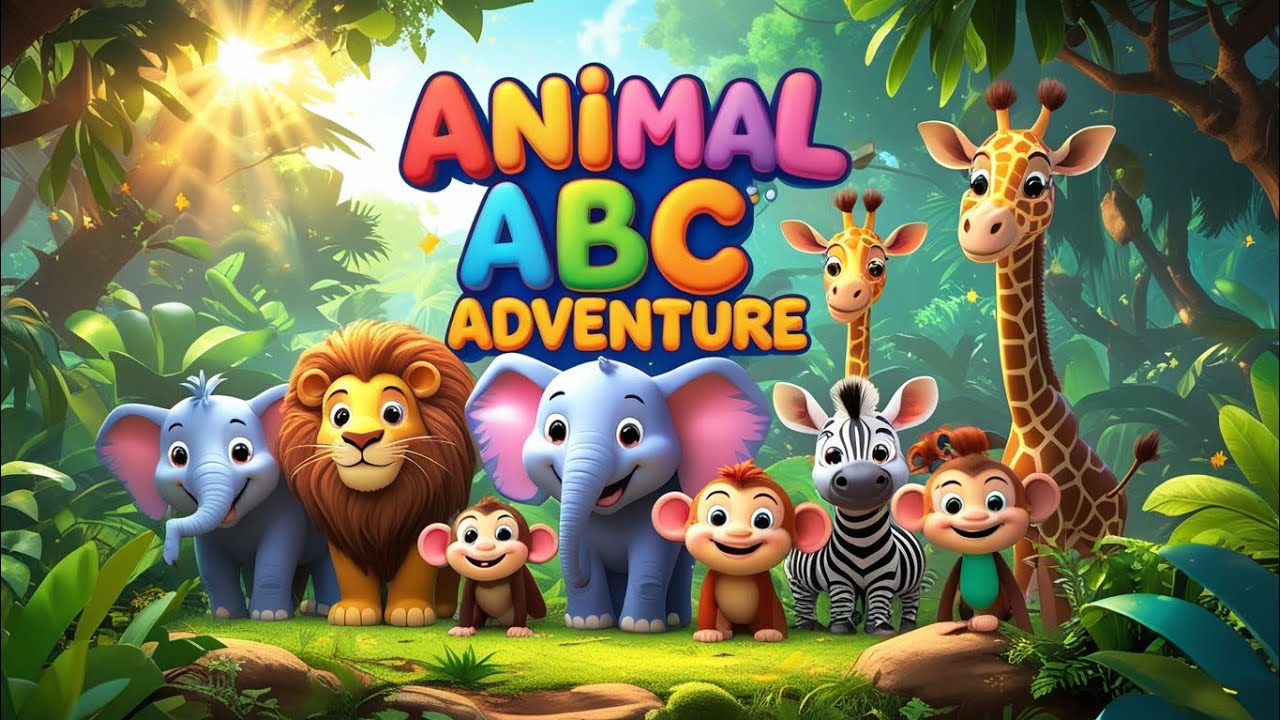 Animal ABC Adventure | Learn Alphabet with Jungle Animals | HappyChirps ...