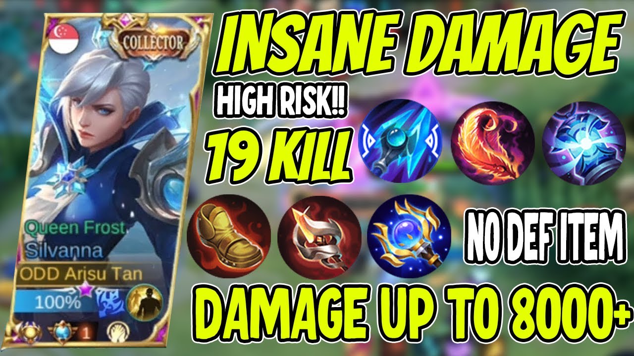 SILVANA FULL DAMAGE NO DEF ITEM !! - Silvanna Best Build 2022 - Build ...