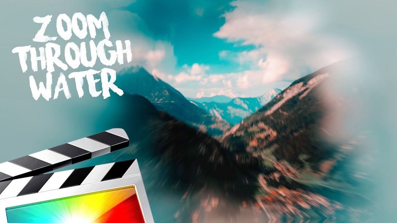 WATER DROP TRANSITION EFFECT - FINAL CUT PRO X - YouTube
