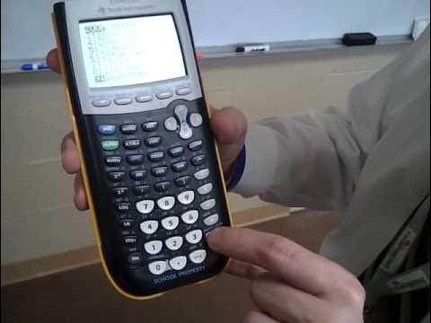 Linear Regressions on the TI-84 Plus - YouTube