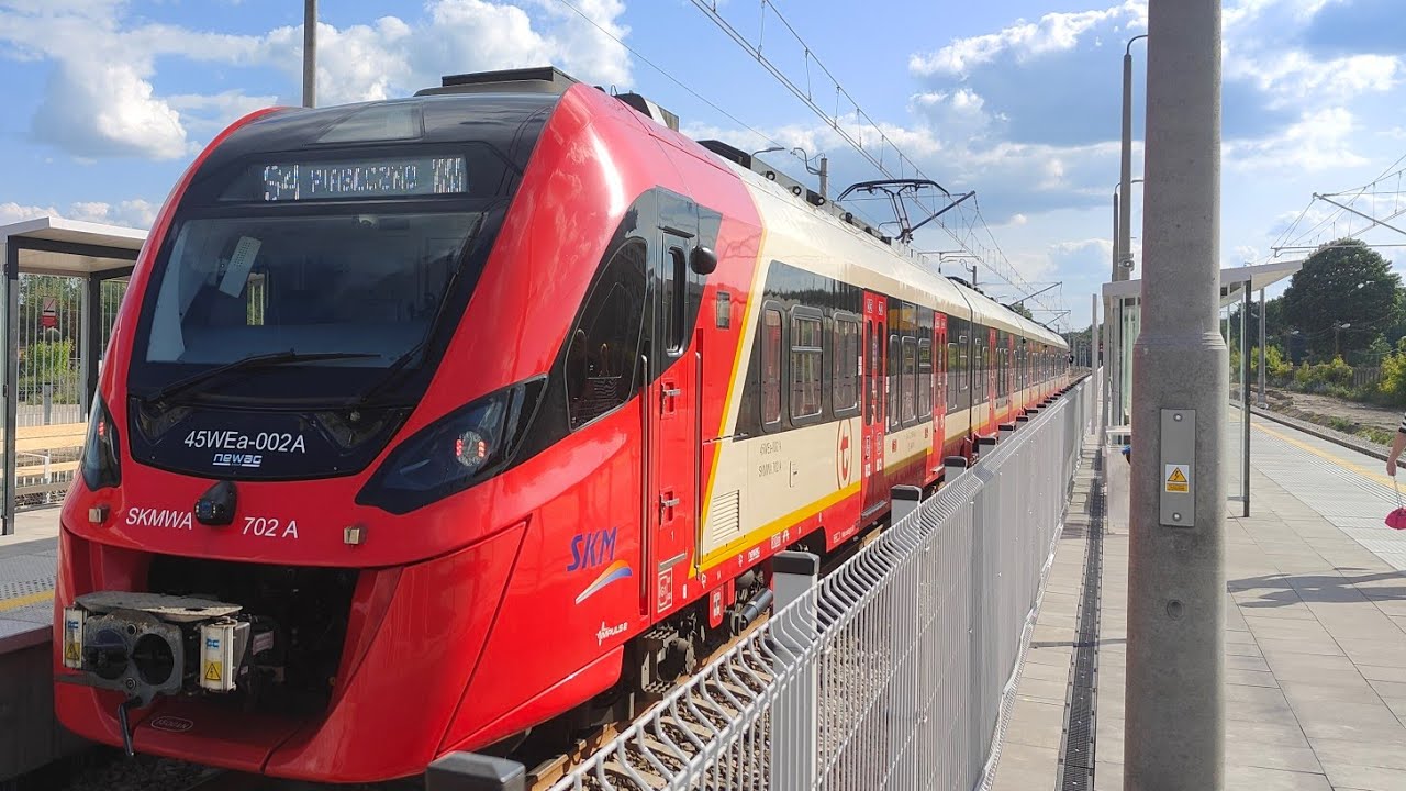 Linia S4 - Newag 45WEa-002 Impuls 2 ( SKM Warszawa ) - YouTube