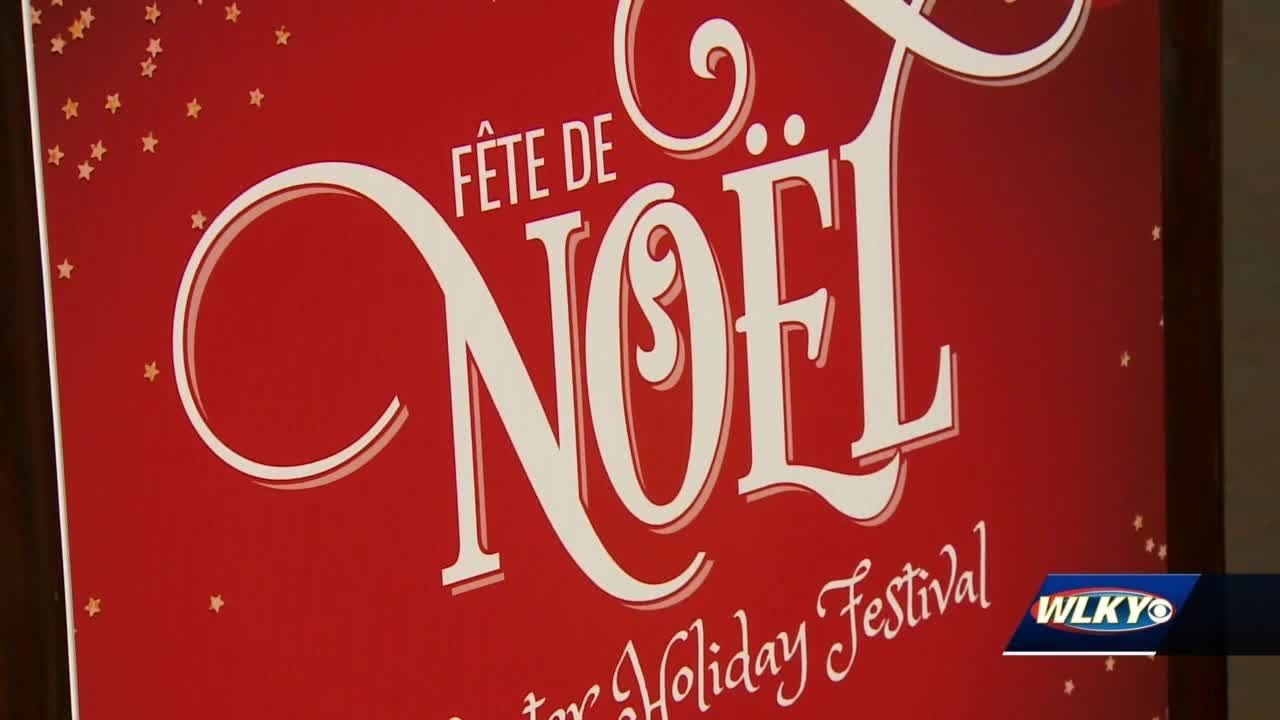 Set up is underway for opening of Paristown's Fete De Noel on Black ...