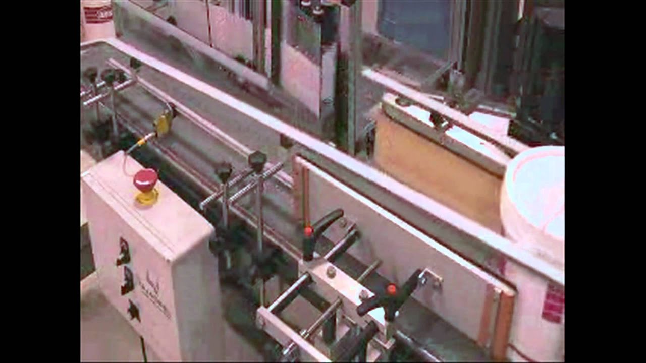 Pail Labeling System with Printer Applicator - YouTube