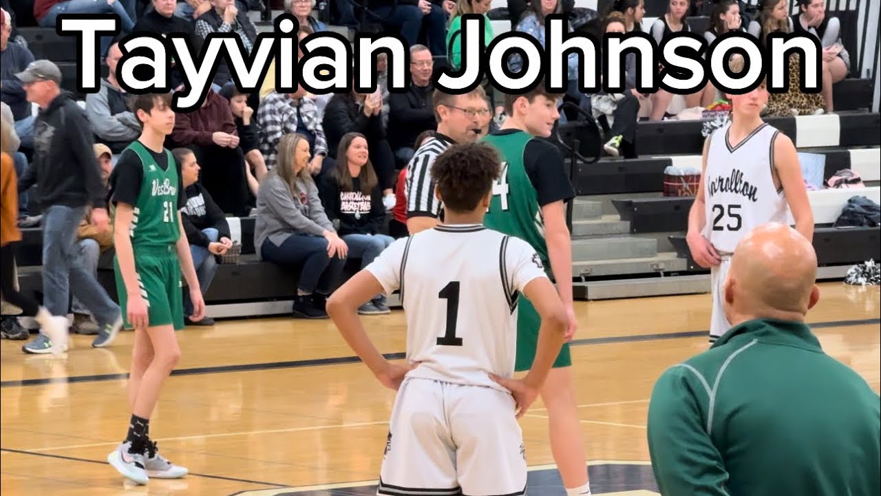 Tayvian Johnson 24 Pts vs West Branch 12-14-2023 - YouTube