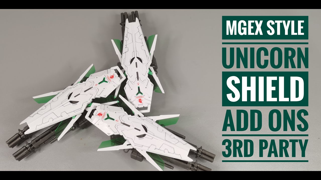 CG Model MG Unicorn Tri-Shield Addons | Unicorn MGEX style | 3rd Party ...