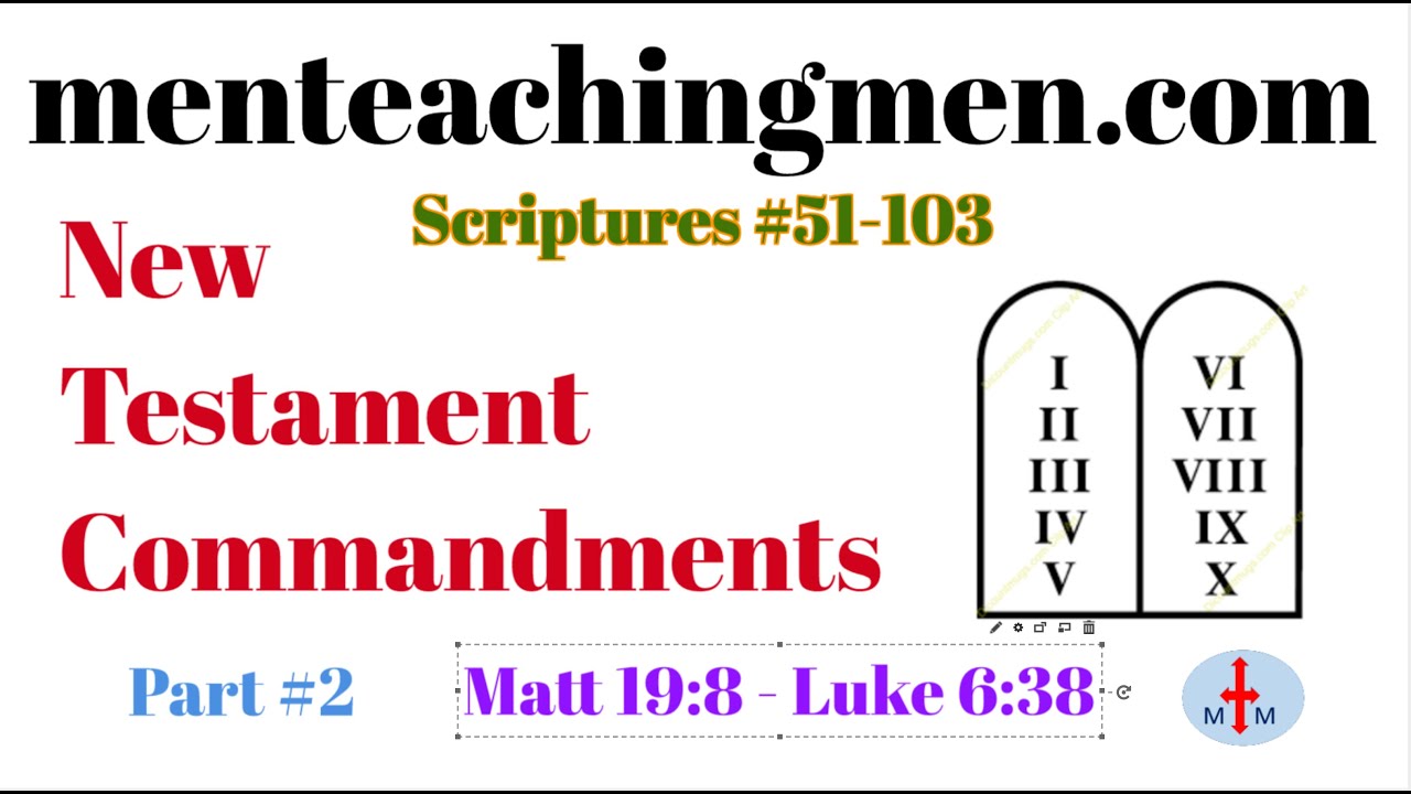 NT Commandments #2 - YouTube
