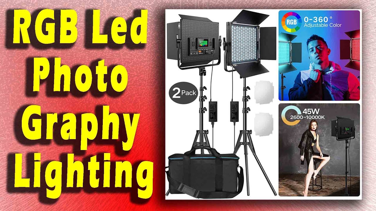 RGB Led Photography Lighting Full Color Led Video Light - YouTube