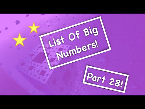 List of big numbers Part 28 - High two row arrays - YouTube