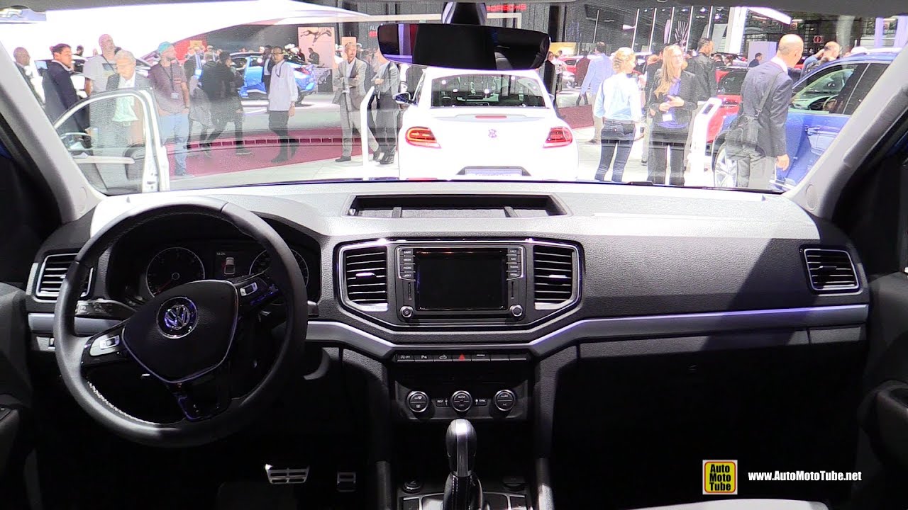 2017 Volkswagen Amarok - Interior Walkaround - 2016 Paris Motor Show ...