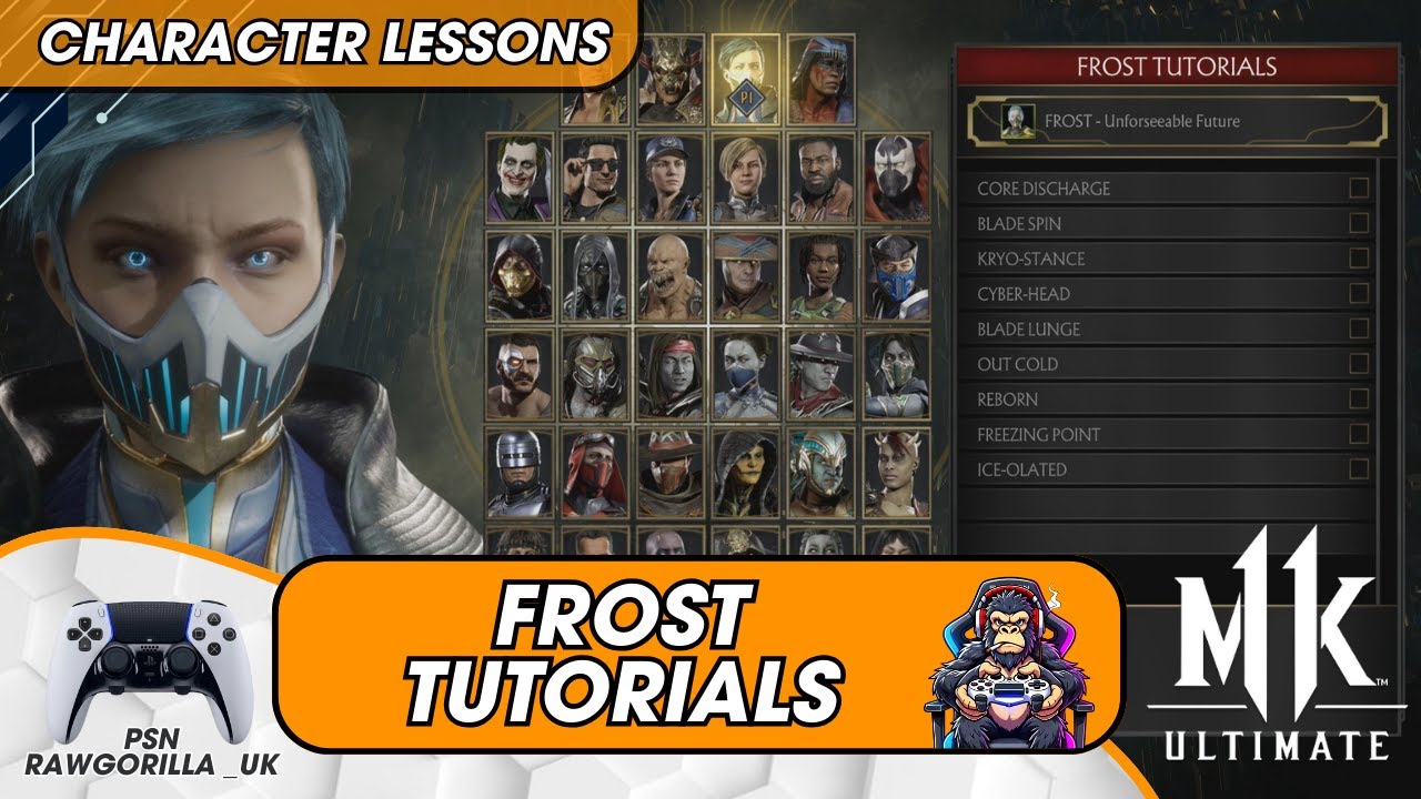 Mortal Kombat 11 - Character Lessons - Frost Tutorials PS5 (MK11) - YouTube