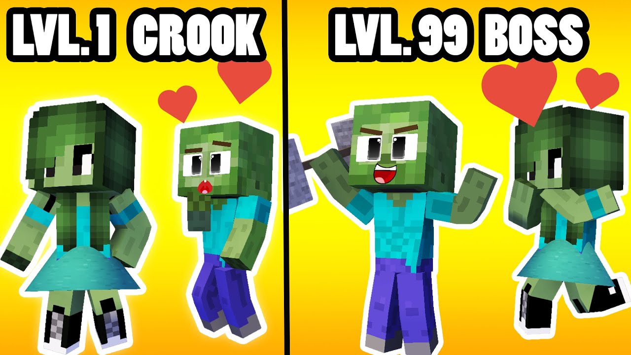 Crook vs Boss. Zombie life - Minecraft Animation - YouTube