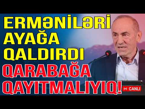 Köçəryan erməniləri ayağa qaldırdı - Qarabağa qayıtmalıyıq! - Xəbəriniz var? - Media Turk TV