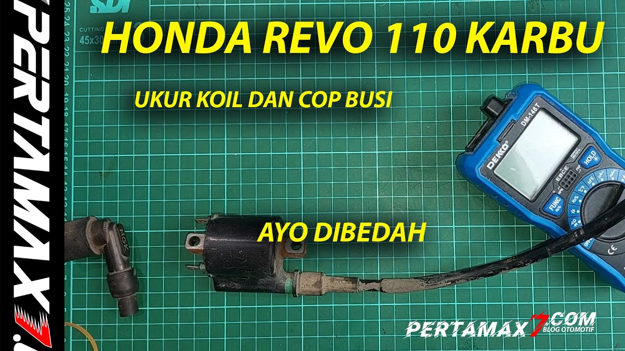 Ukur Koil Busi Honda Revo 110 Absolute Karbu 🦆 Cek Cop Busi #honda # ...