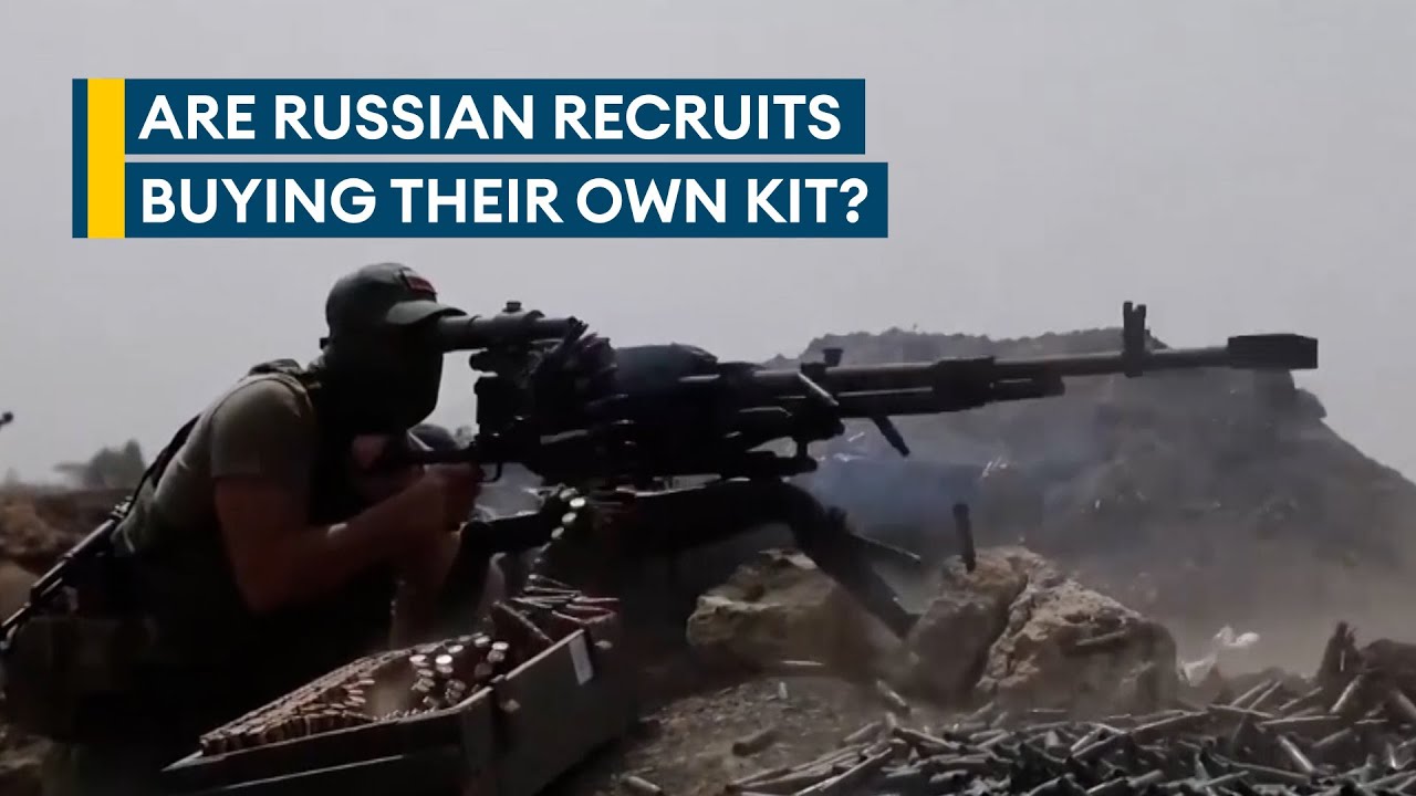 Do Russian recruits provide much of their own equipment? - YouTube