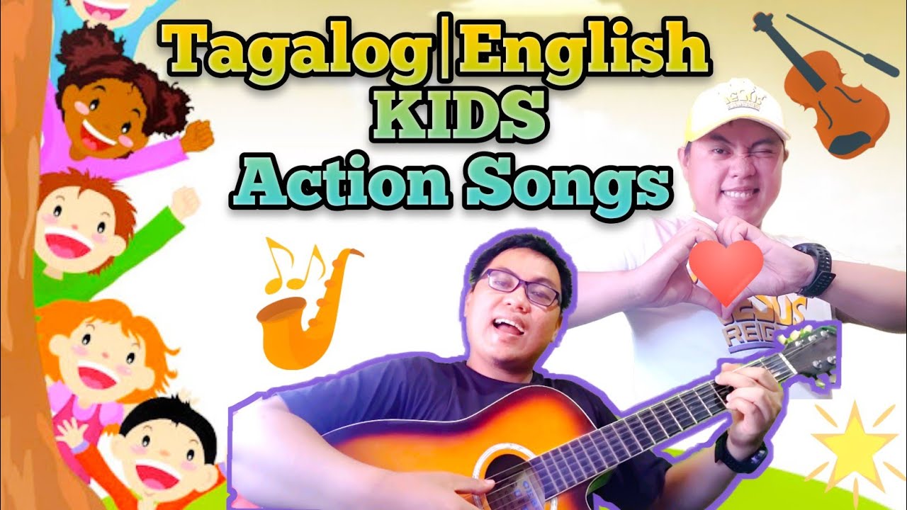 20 TAGALOG & ENGLISH|AWITING PAMBATA|ACTION SONGS FOR KIDS - YouTube