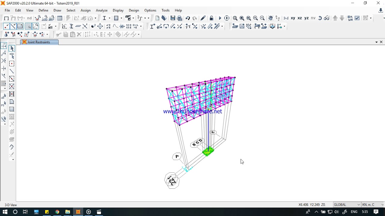Foundation in Sap2000 - YouTube