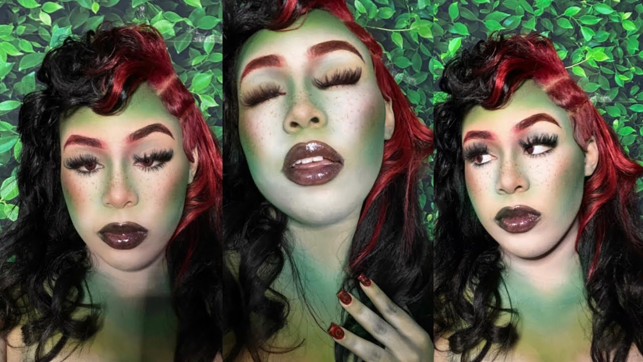 ATTEMPING A MAKEUP LOOK WITH NO FACE PAINT: Halloween Day 2 🎃 - YouTube