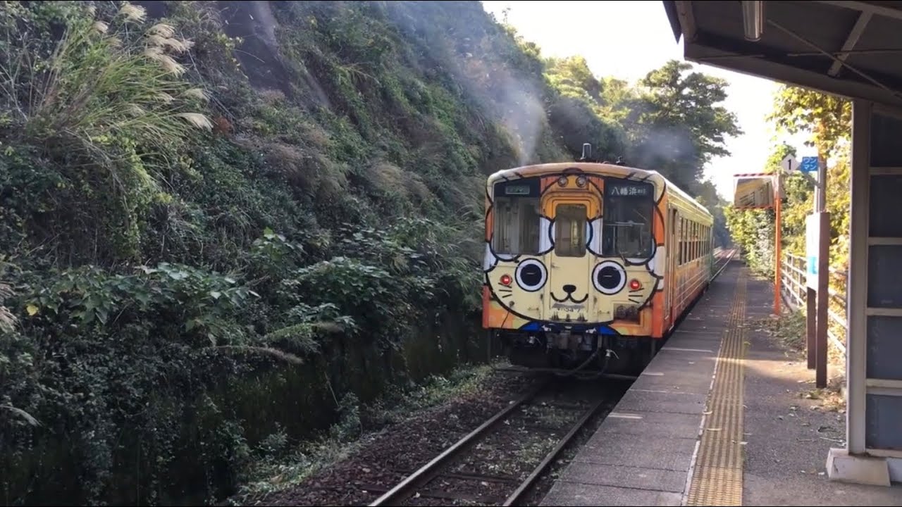 Cute slow rural train with diesel power / How to ride One-man-operated ...