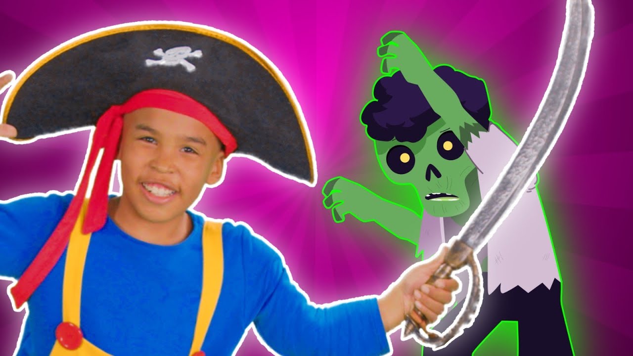 Pirate VS Zombie | Zombie Song | Millimone Kids Songs - YouTube