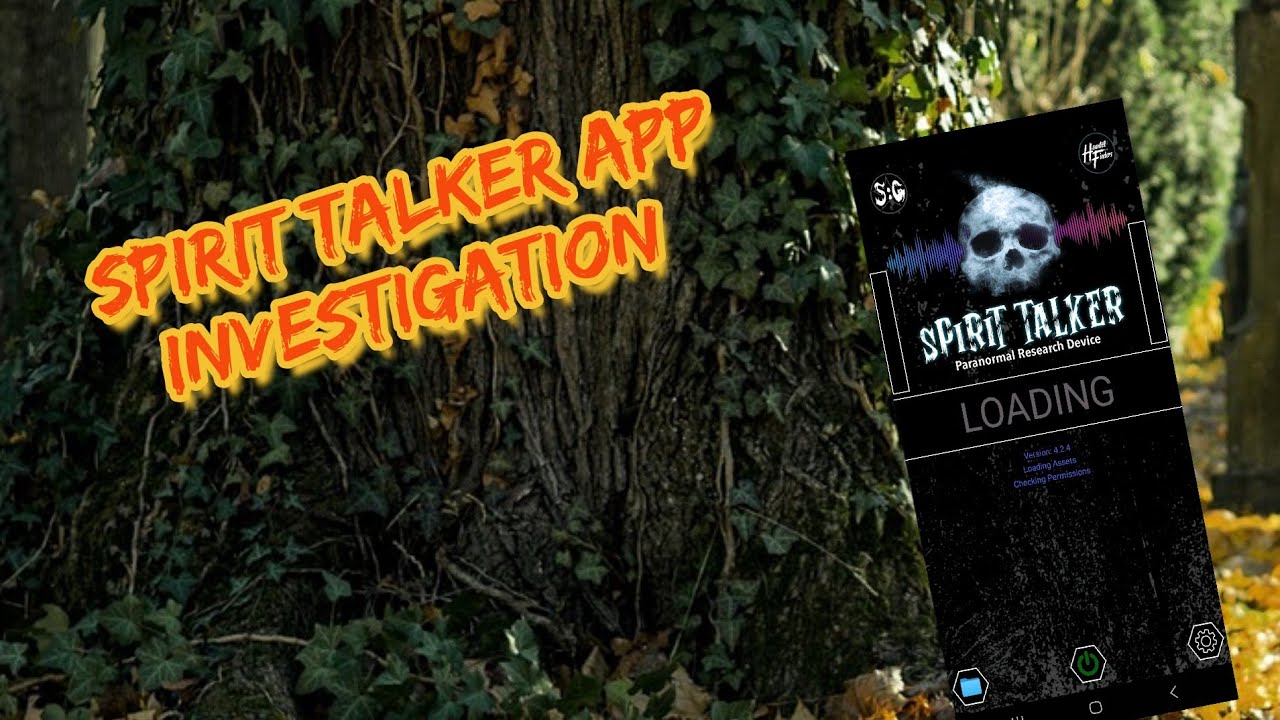 Spirit Talker app (spirit says She's over there) - YouTube