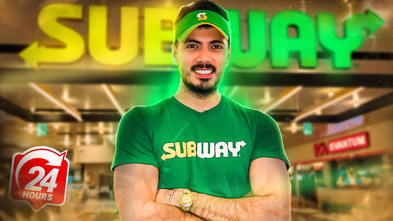 یه روز کامل تو رستوران کار کردم 🌭 Subway Challenge - YouTube
