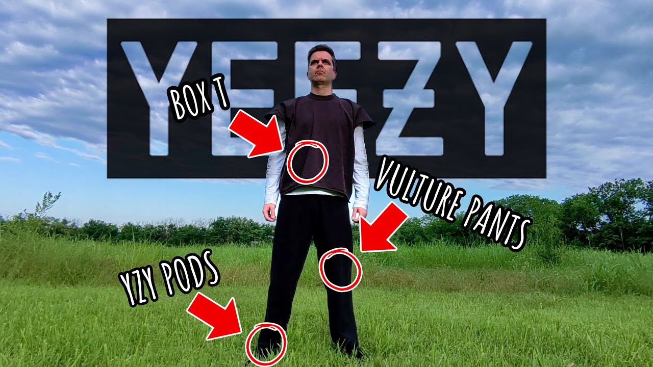 Yeezy Full Outfit Review - YZY Pods, Box T, Vultures Pants - YouTube