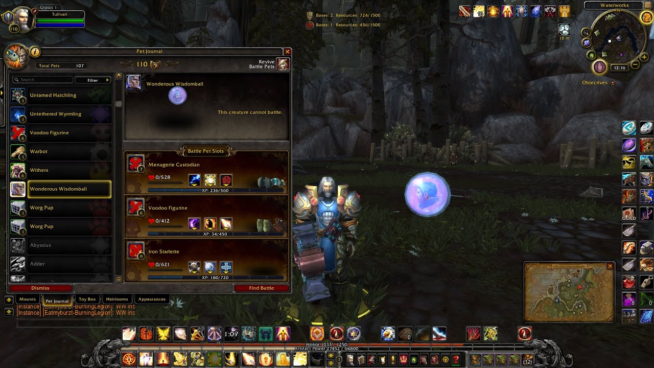 Wow Legion - Pet companion quest - Enemies Everywhere ( reward rare ...