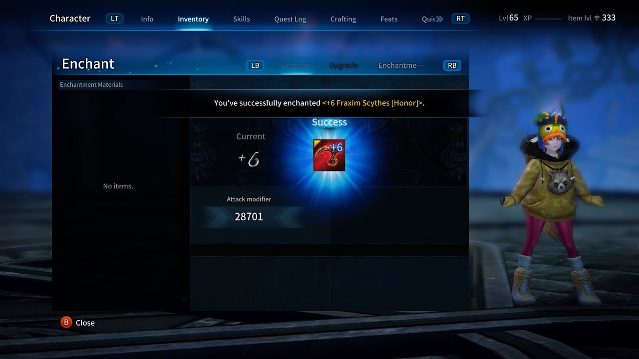 Tera I reach Frax Plus 6 On My Weapon! Insane RNG! New Frax 6 Aura ...