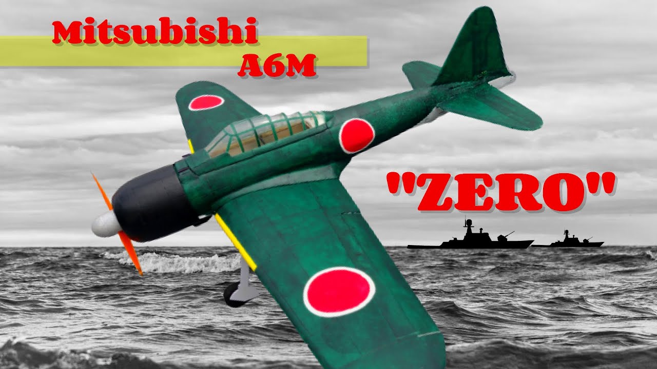 Mitsubishi A6M2 Zero - Warbird RC a escala casero - - YouTube