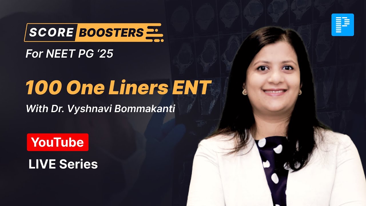 100 ENT One Liners to Boost Your NEET PG Rank - YouTube