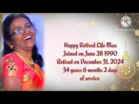 60 years of amma's journey in 9 mins|| Happy Retired life Amma🎉🎊🥳🥰 ...
