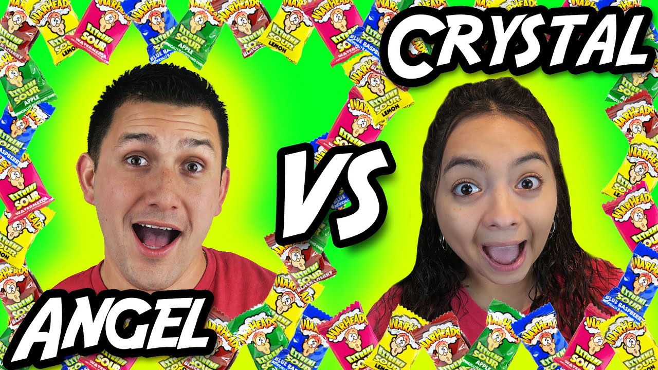 Angel VS Crystal - Warheads Arcade Challenge - YouTube