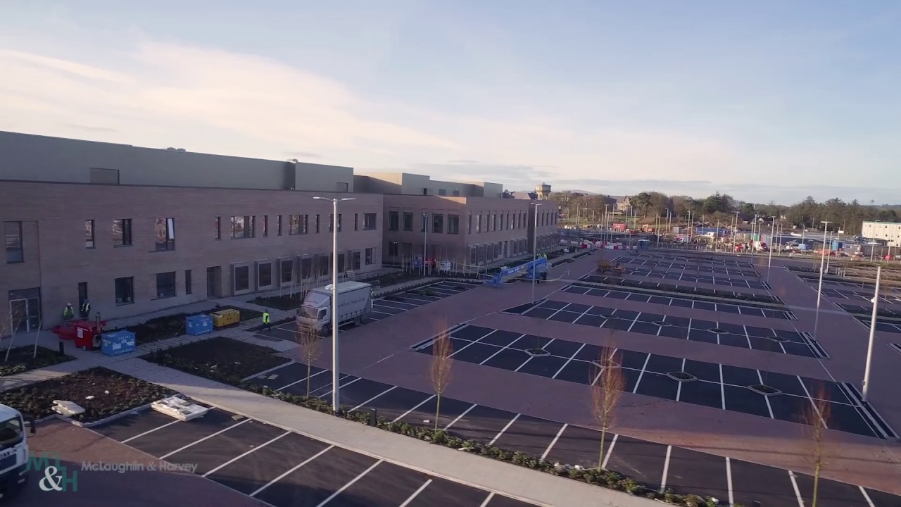 Omagh Hospital and Primary Care Complex - Drone Video - YouTube