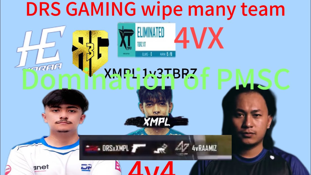 DRS GAMING domination pubg mobile star clash - YouTube