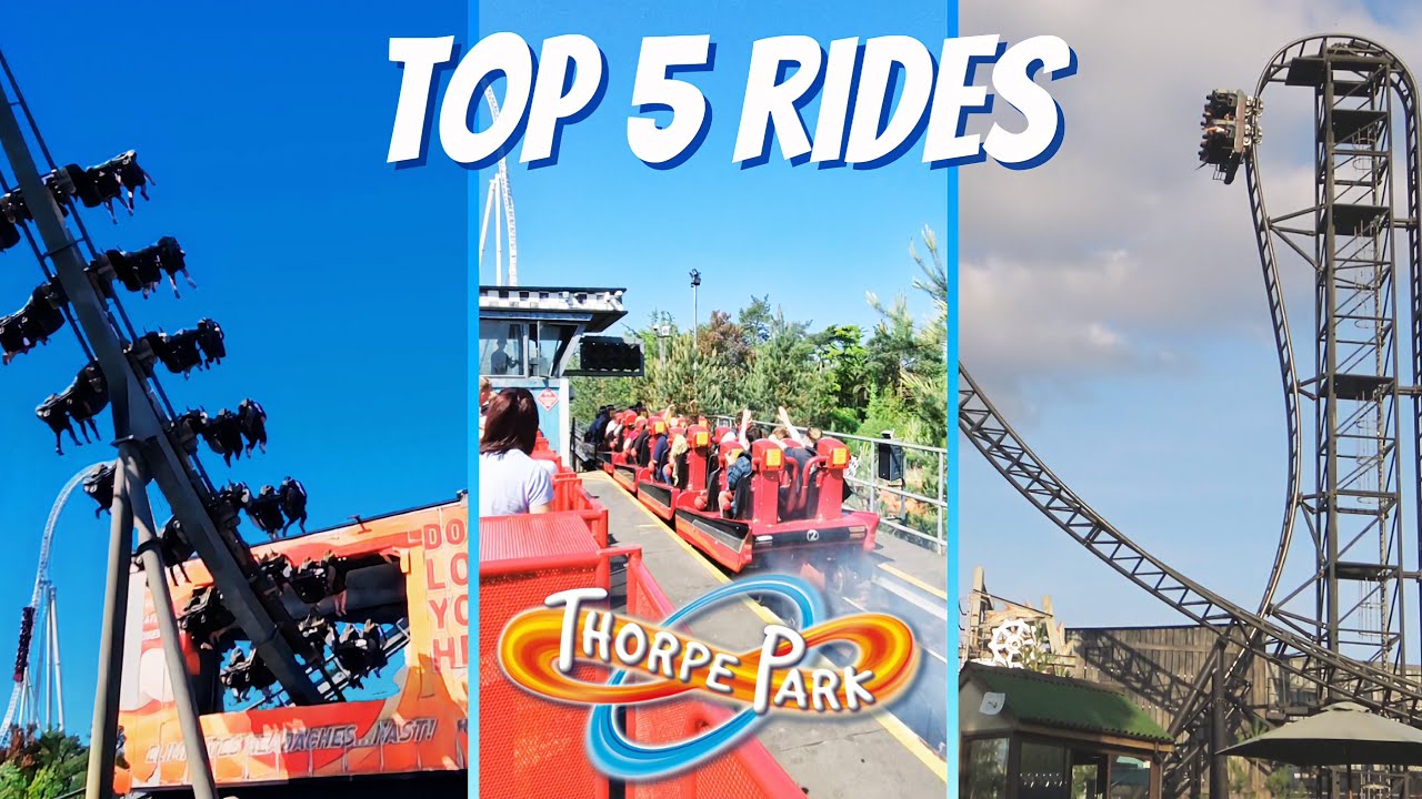 The TOP 5 Thrilling Rides At THORPE PARK - YouTube