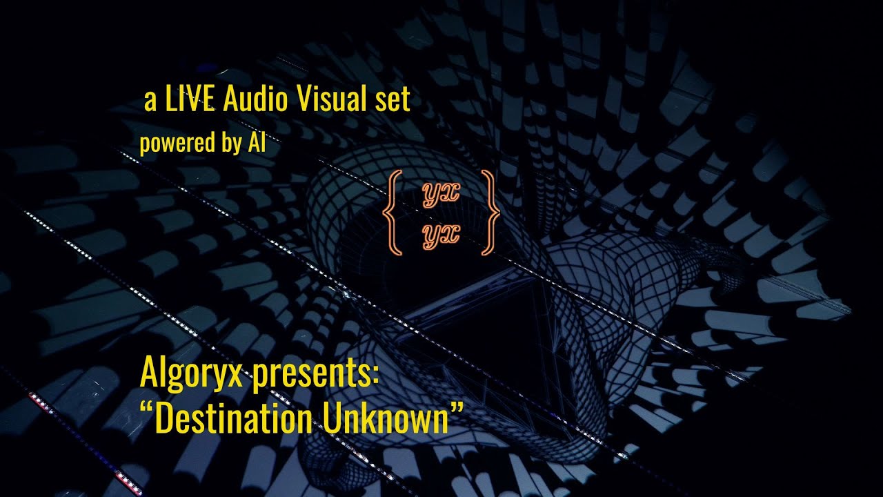 Destination Unknown - A Live Audio Visual set - Music For A While ...