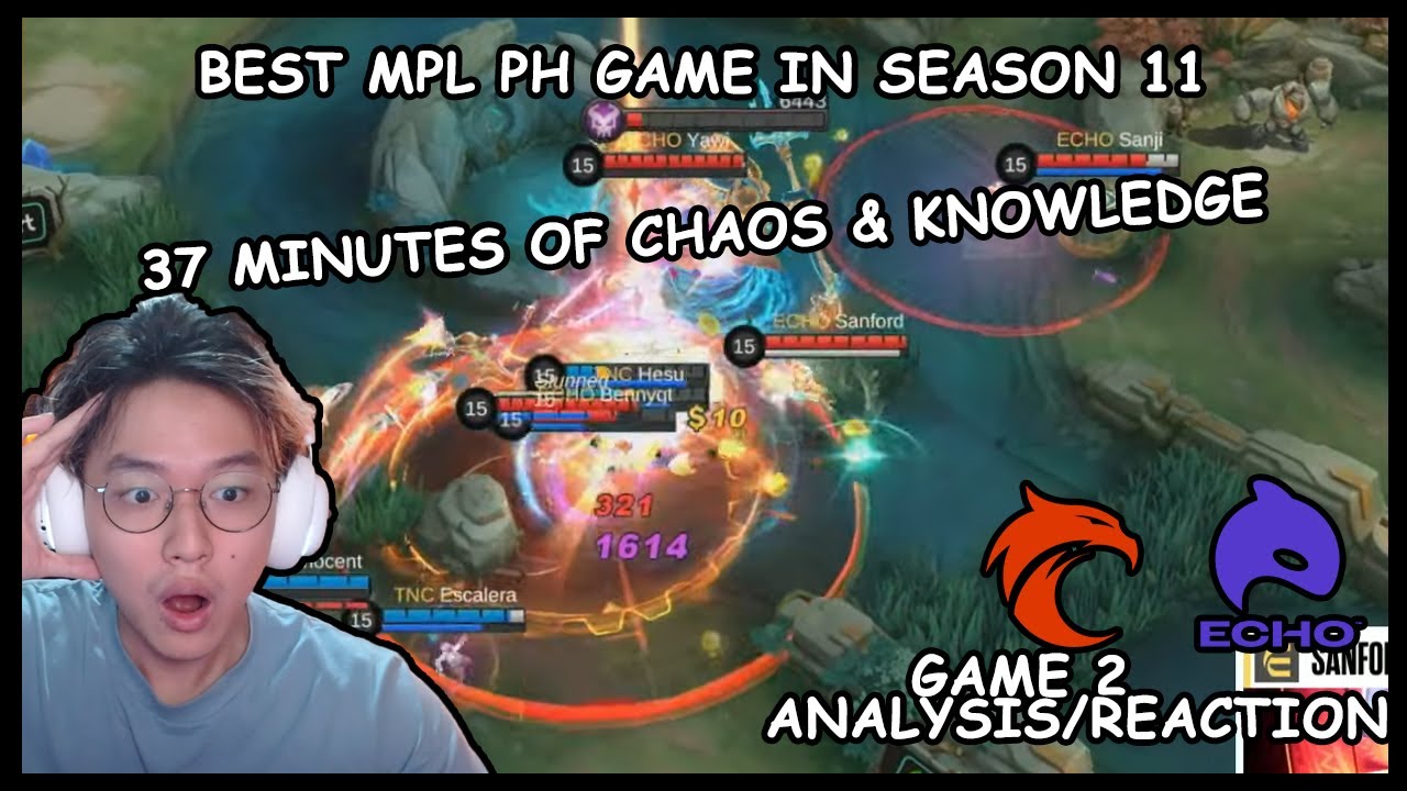 BEST MPL PH Game So FAR!|37 MINUTES 7 LORD TO END THE GAME|TNC#8 Vs ...