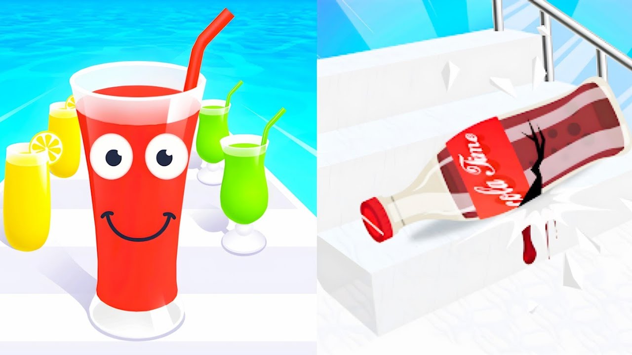 Satisfying Mobile Games 2023 - Juice Run 3d vs Fragile Roll 3d, ASMR ...