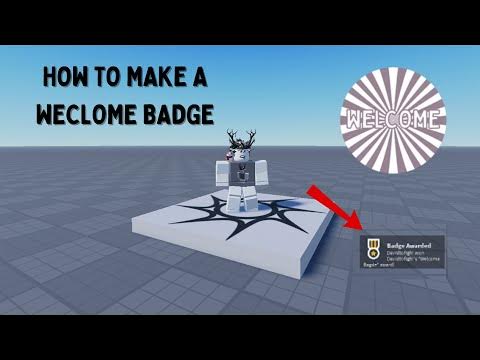How to make a Welcome Badge | ROBLOX STUDIO (2024) - YouTube