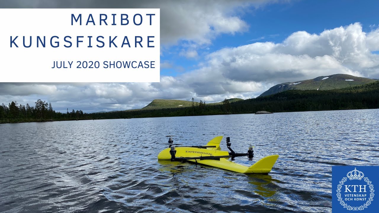 VTOL drone flying in Idre, Sweden - Maribot Kungsfiskare - KTH Maritime ...