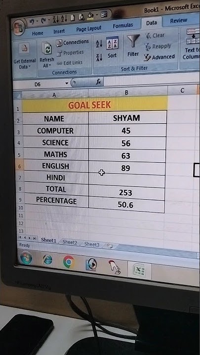How to use Goal seek! function in ms Excel!!!! - YouTube