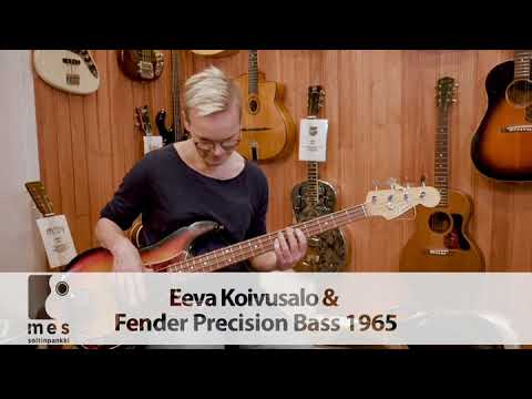 Eeva Koivusalo: Fender Precision Bass (1965) - YouTube