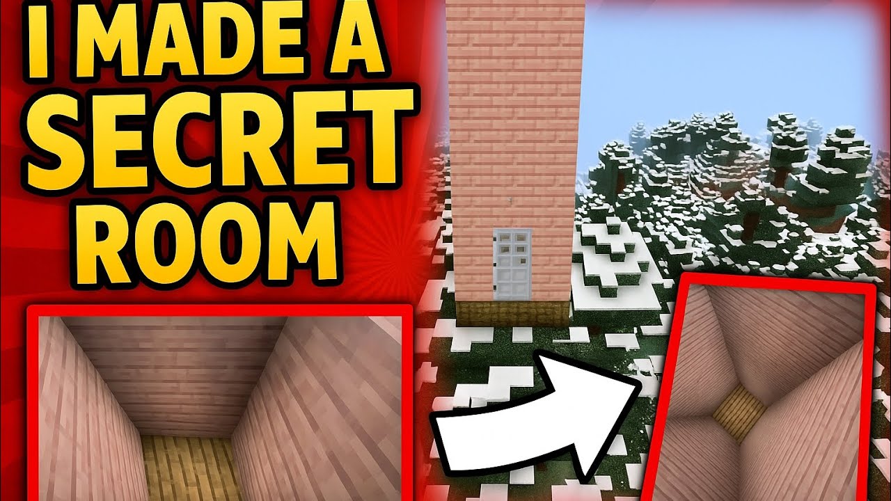 I Made Minecraft Rarest Secret Room🤯🤯|| - YouTube