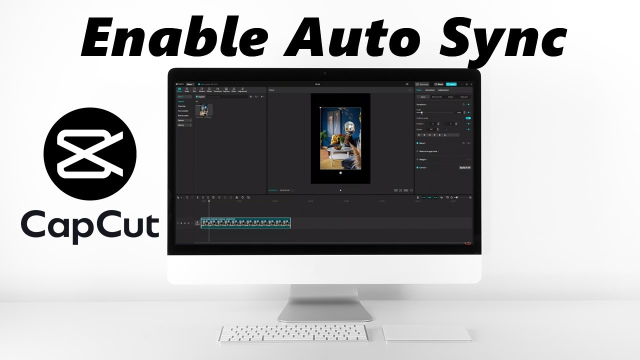 How To Enable Auto Sync On CapCut PC - YouTube