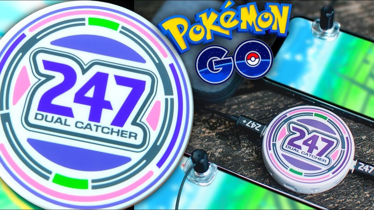 Best Auto Catcher for Pokemon GO // 247 Dual Catcher giveaway - YouTube