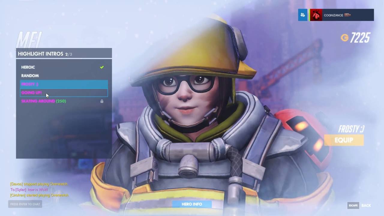 Mei - Rescue Mei - Overwatch Legendary Skin Spotlight (all intros ...