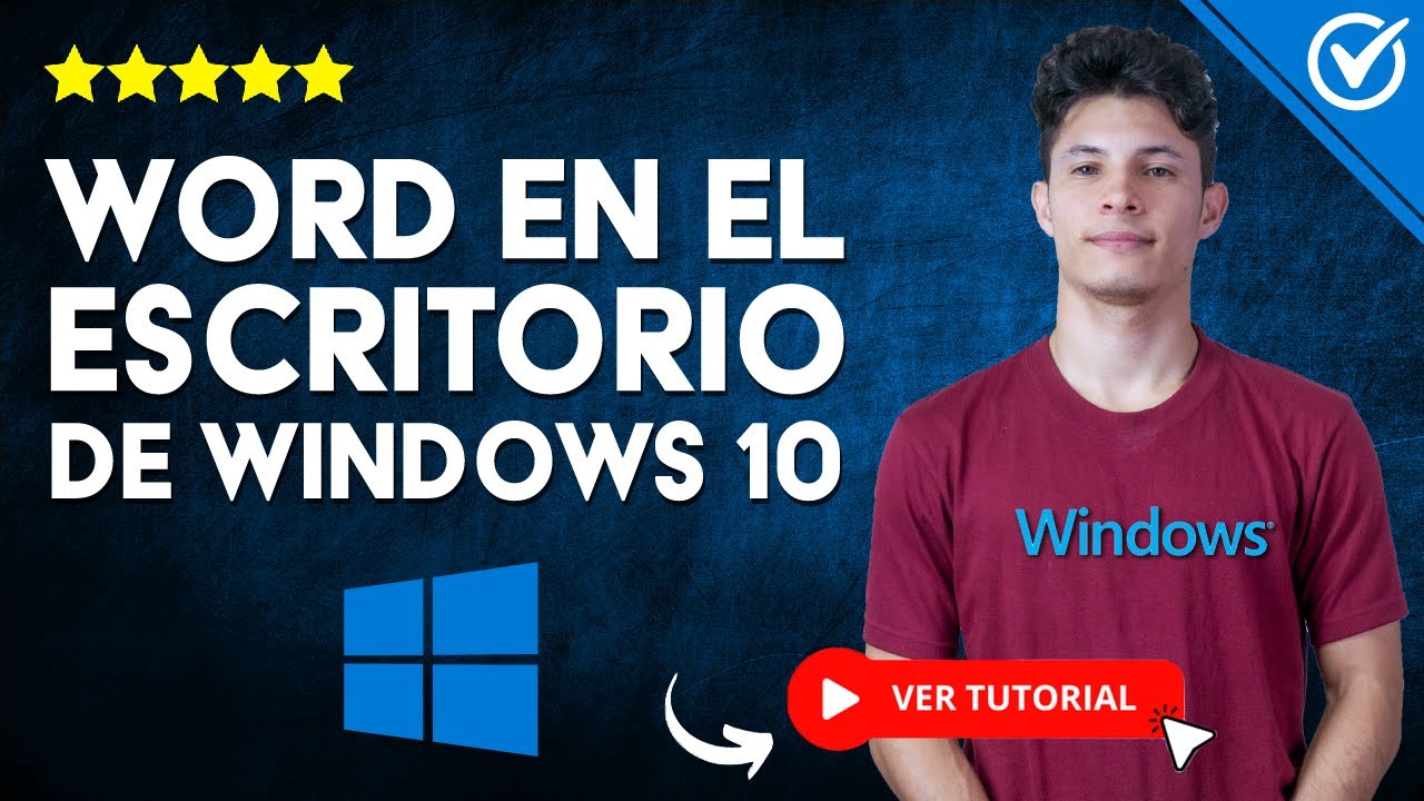 Cómo PONER WORD en el ESCRITORIO de Windows 10 | 🖥️ Crear Accesos ...